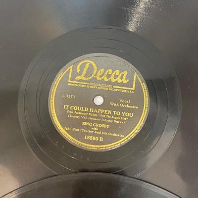 Set of 4 Vintage 78s Record Albums Burl Ives Bing Crosby | EstateSales.org