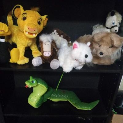 ANIMATED PLUSH SIMBA, JAKE THE SNAKE AND OTHER PLUSH ANIMALS ...