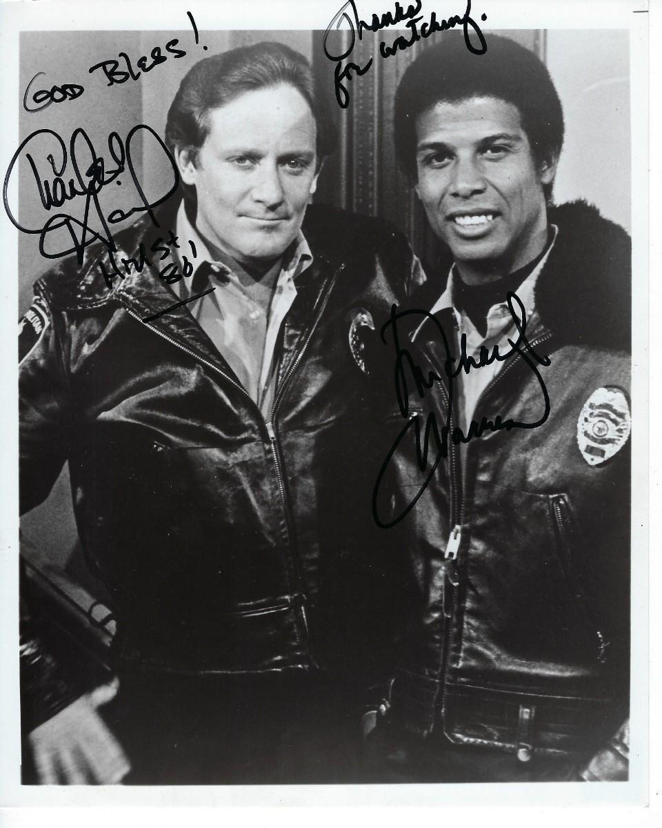 Hill Street Blues Charles Haid and Michael Warren Signed Photo ...