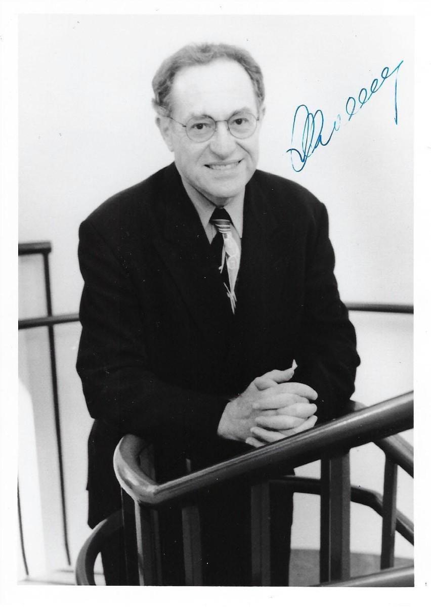 Lawyer Alan Dershowitz signed photo | EstateSales.org