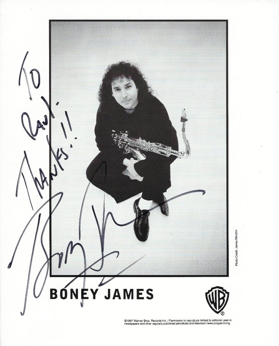 Boney James signed photo | EstateSales.org