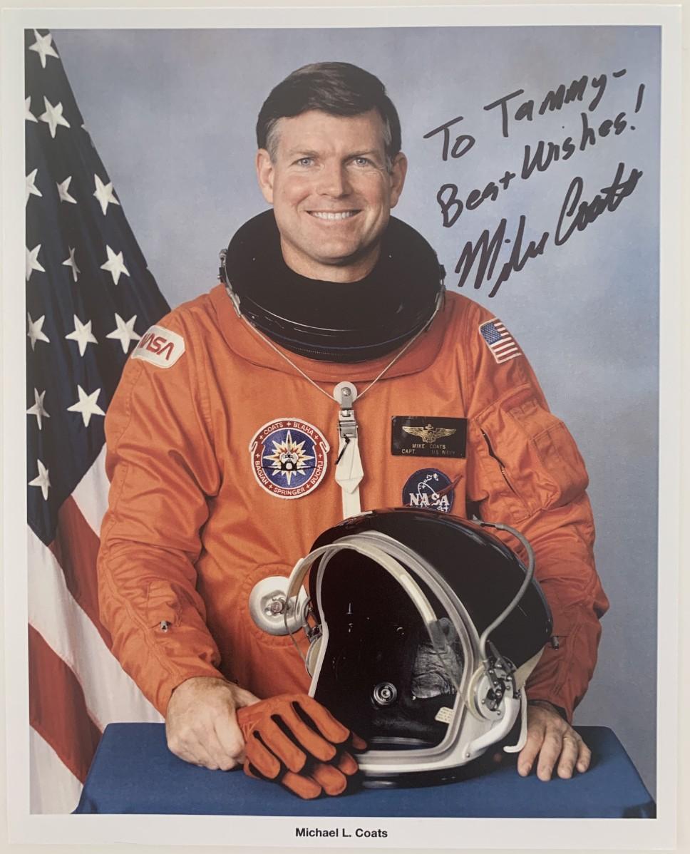 Astronaut Mike Coats signed photo | EstateSales.org
