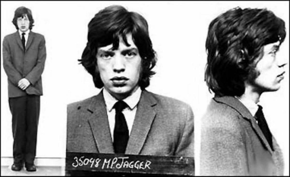 Mick Jagger Mugshot reprint | EstateSales.org