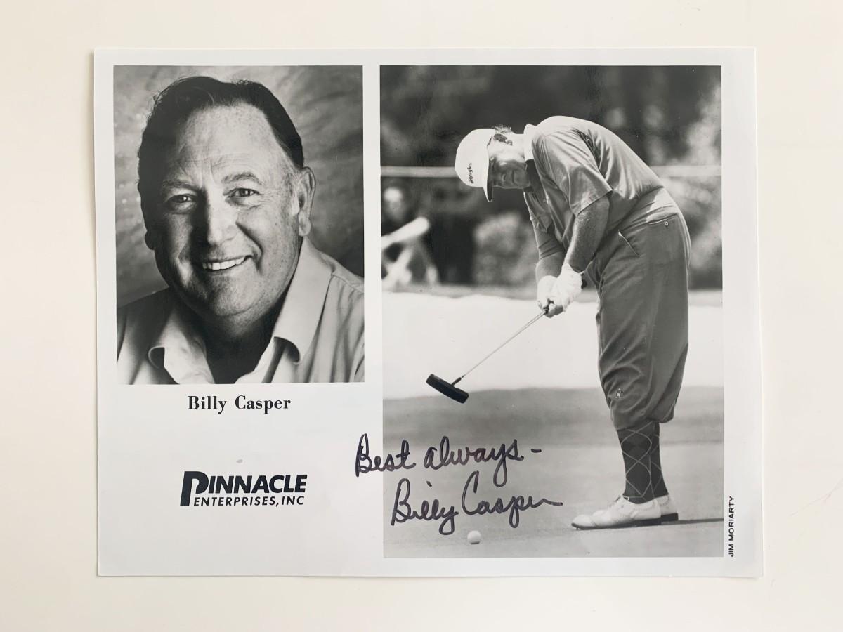 Billy Casper Signed Photo | EstateSales.org
