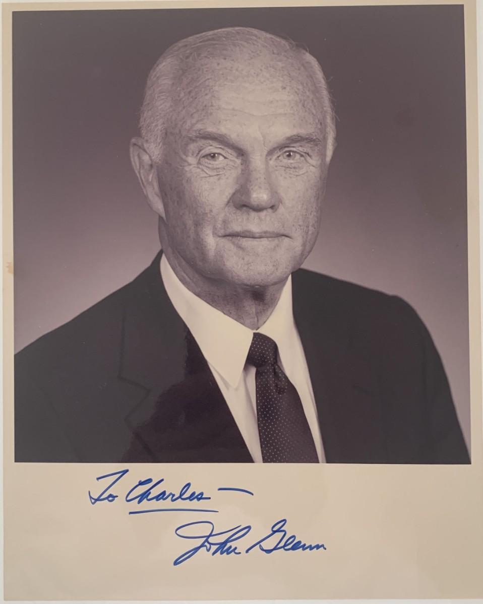 Astronaut John Glenn Signed Photo Gfa Authenticated