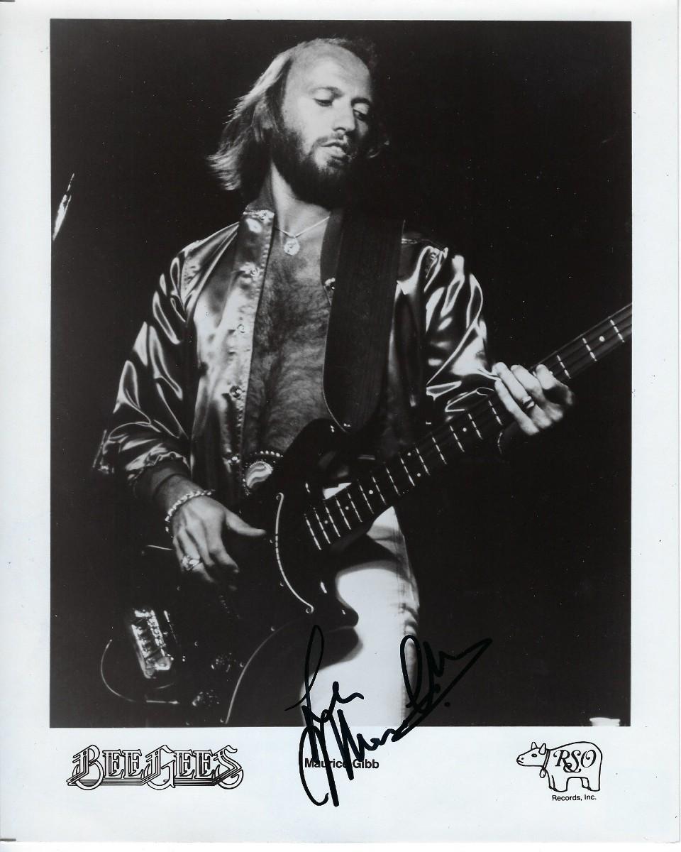 The Bee Gees Maurice Gibb signed photo | EstateSales.org