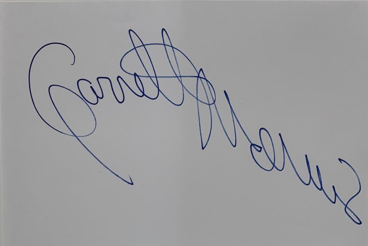 Saturday Night Lives Ladies Man Garrett Morris original signature cut ...