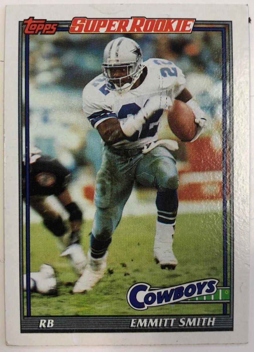 Emmit Smith Super Rookie Football Card | EstateSales.org