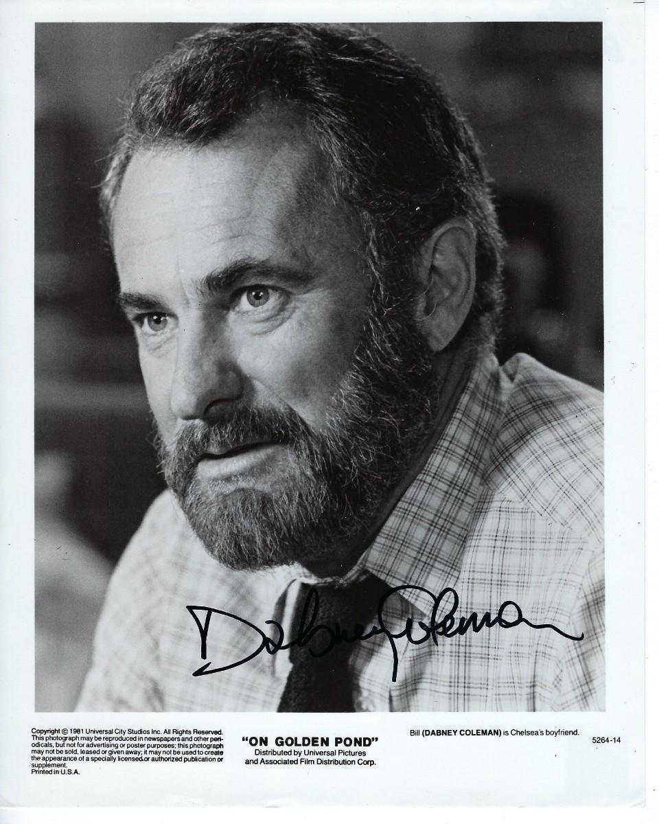 On Golden Pond Dabney Coleman signed movie photo | EstateSales.org