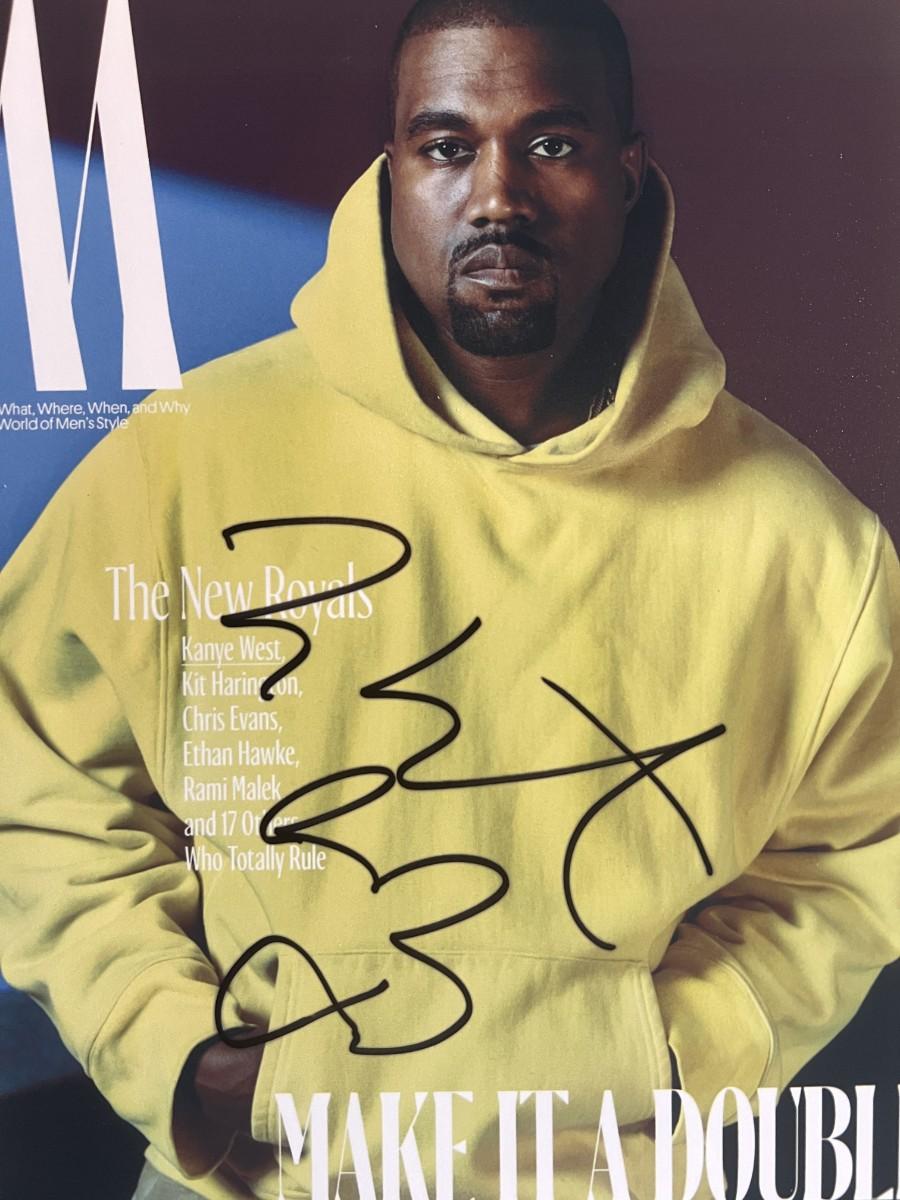 Kanye West signed photo | EstateSales.org