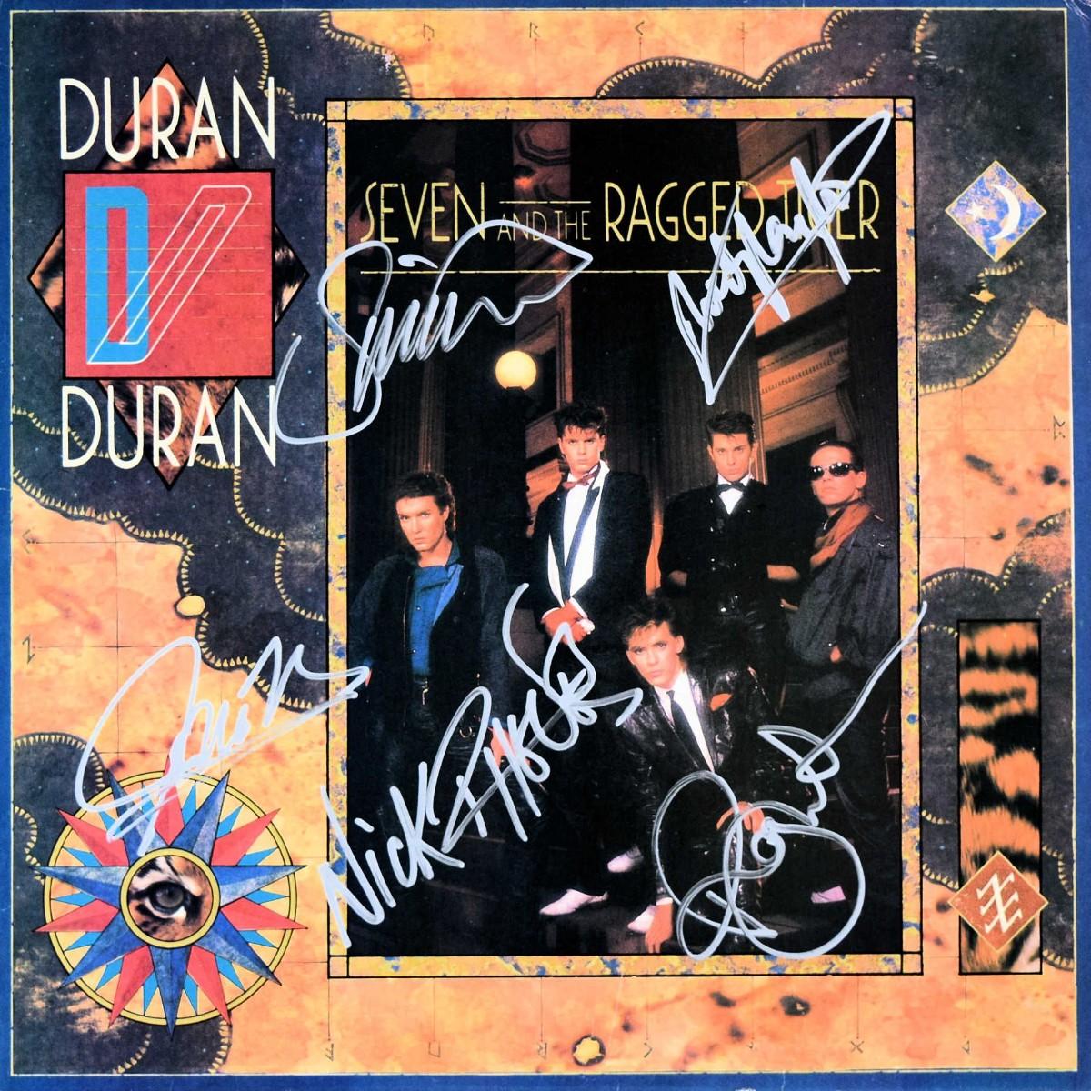 Duran Duran Seven And The Ragged Tiger signed album | EstateSales.org