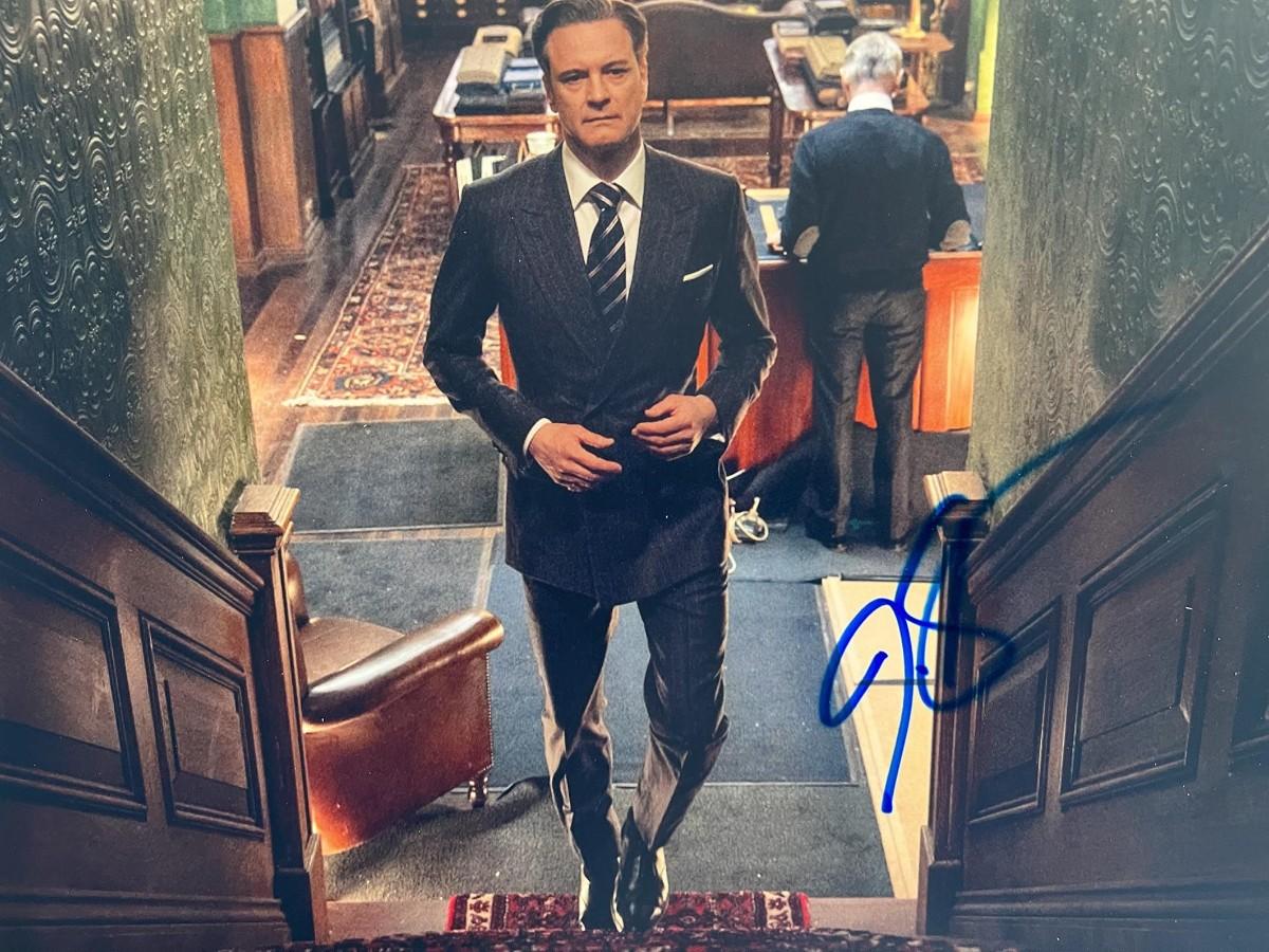 Kingsman Colin Firth signed photo | EstateSales.org