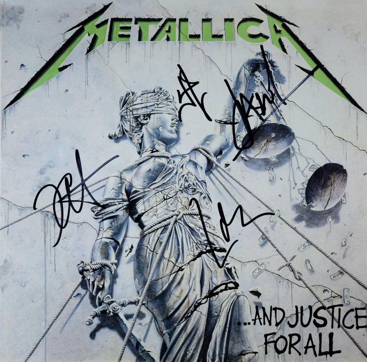 Metallica signed Accustic Live album | EstateSales.org