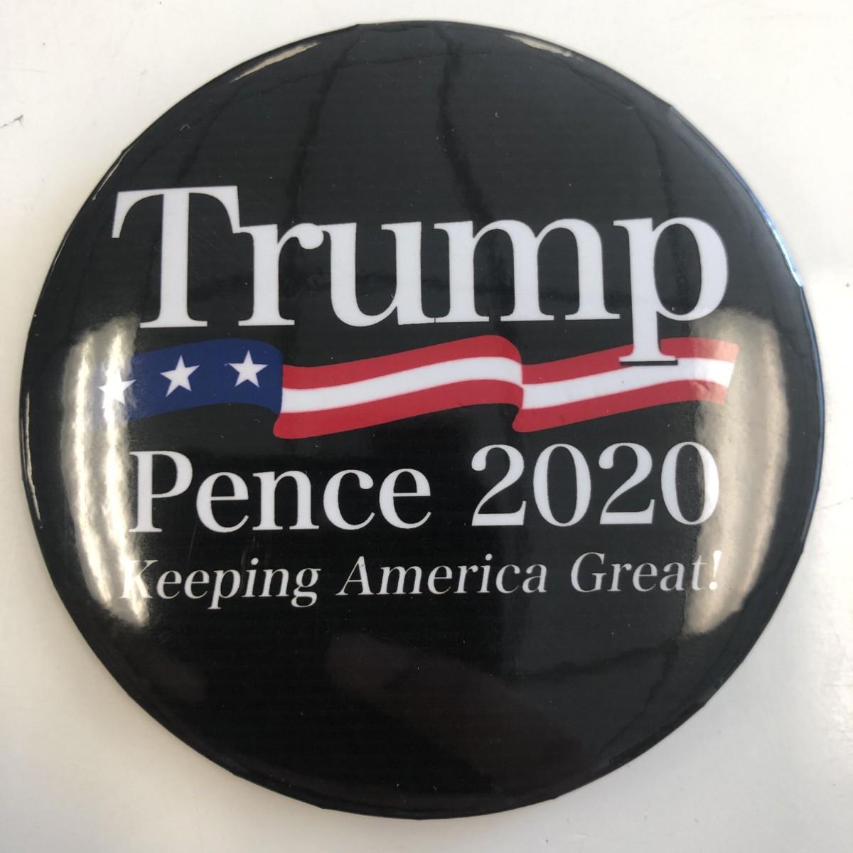 Trump Pence 2020 Keeping America Great pin | EstateSales.org