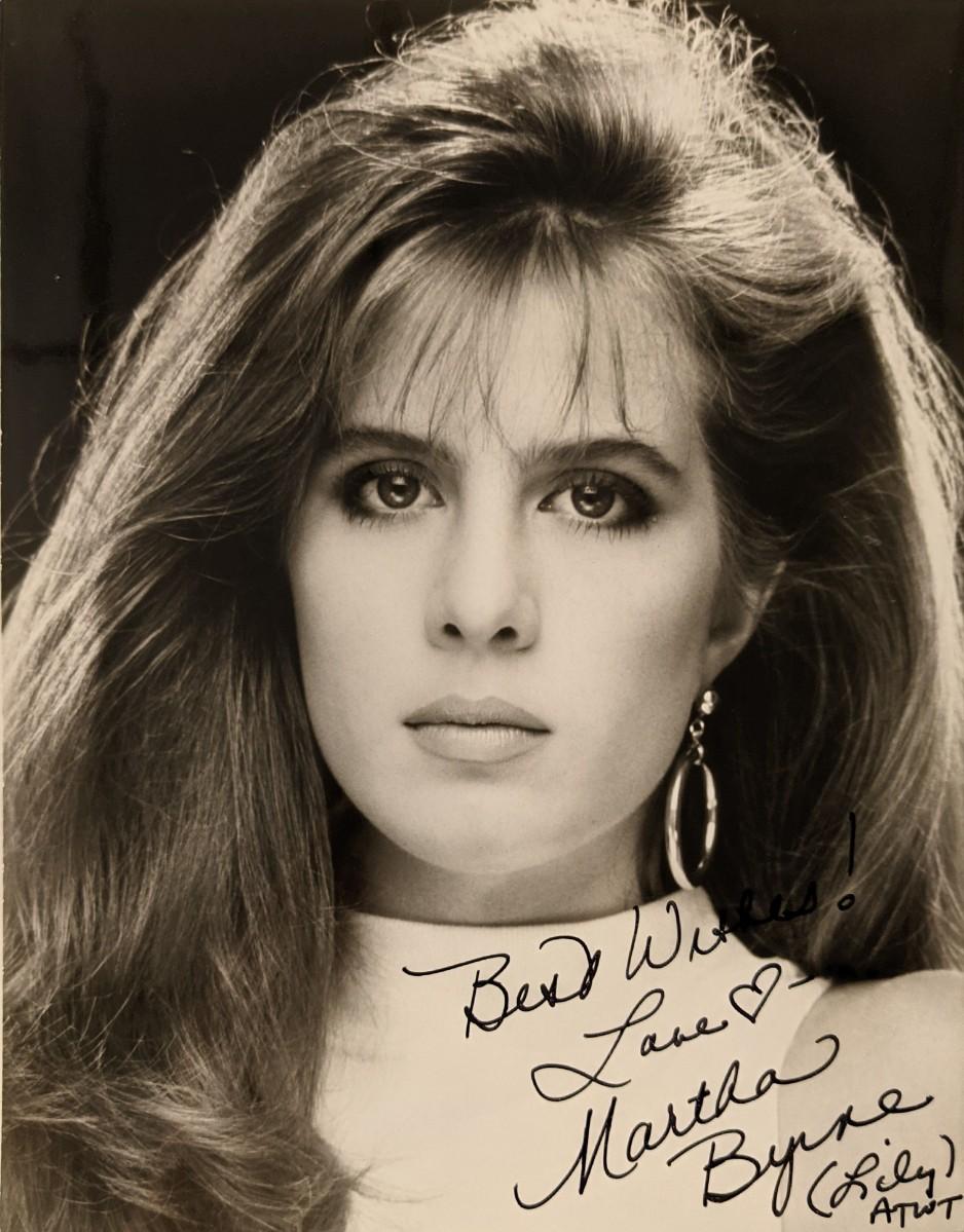 Martha Byrne signed photo | EstateSales.org