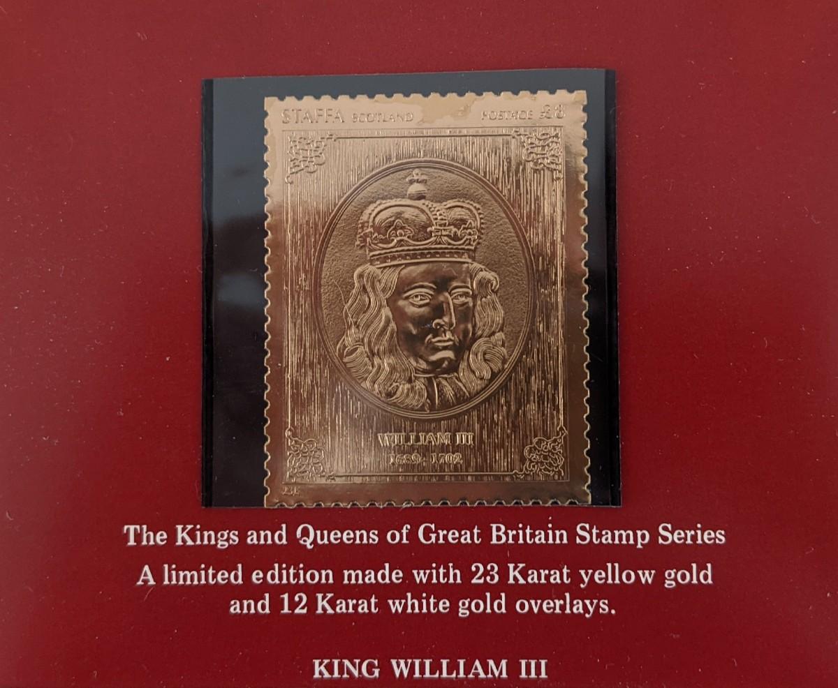 The Kings and Queens of Great Britain Stamp Series - King William III ...