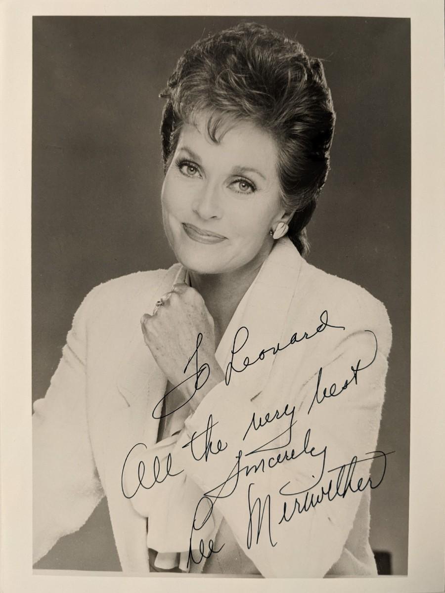 Lee Meriwether signed photo | EstateSales.org