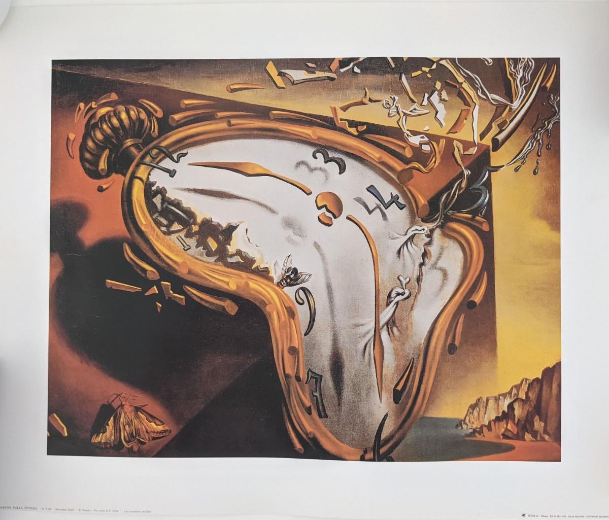 Salvador Dali - Melting Watch Print | EstateSales.org