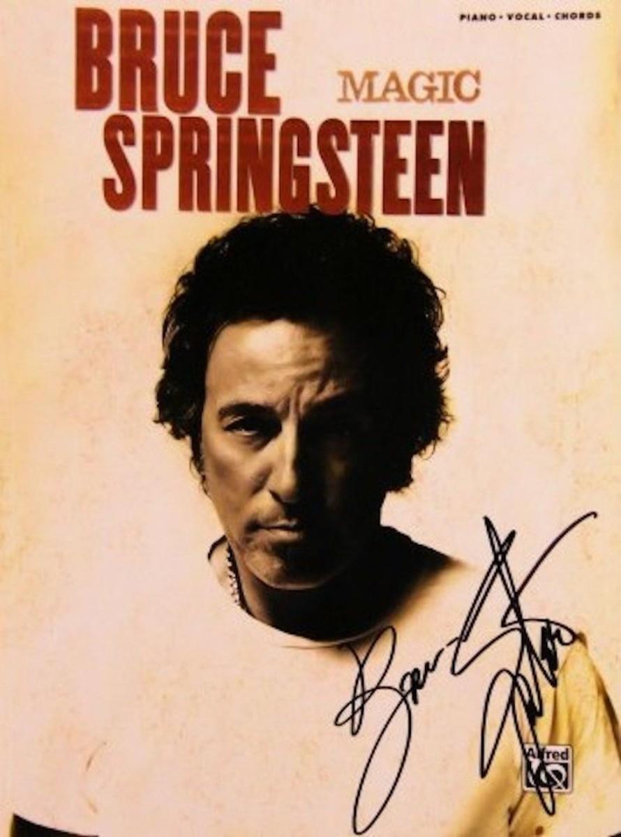 Bruce Springsteen signed music book | EstateSales.org