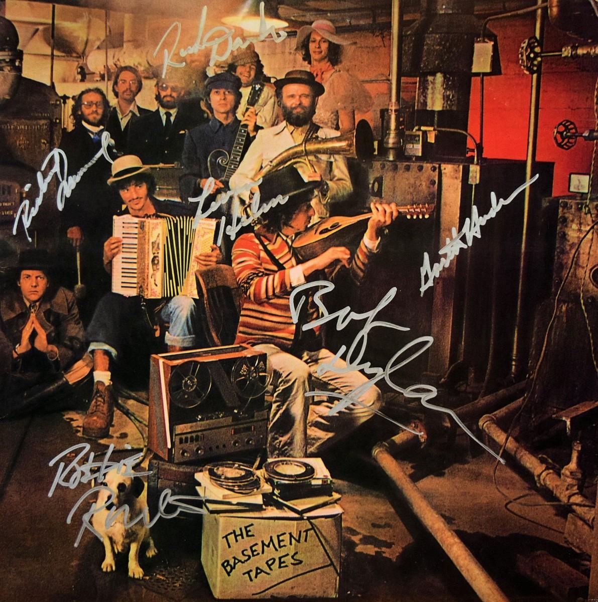 Bob Dylan and the Band signed album | EstateSales.org