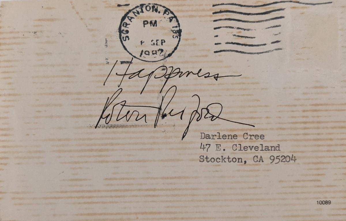 Robert Redford Facsimile Signed Postcard Photo | EstateSales.org