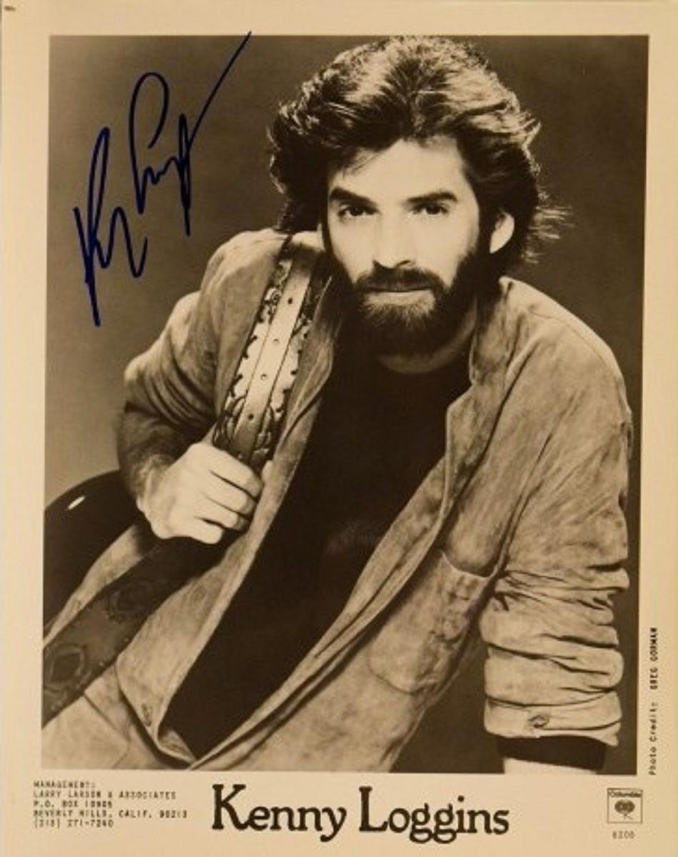 Kenny Loggins signed promo photo | EstateSales.org