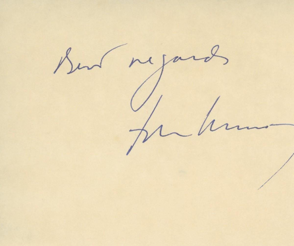 President John F. Kennedy signature cut. GFA Authenticated ...
