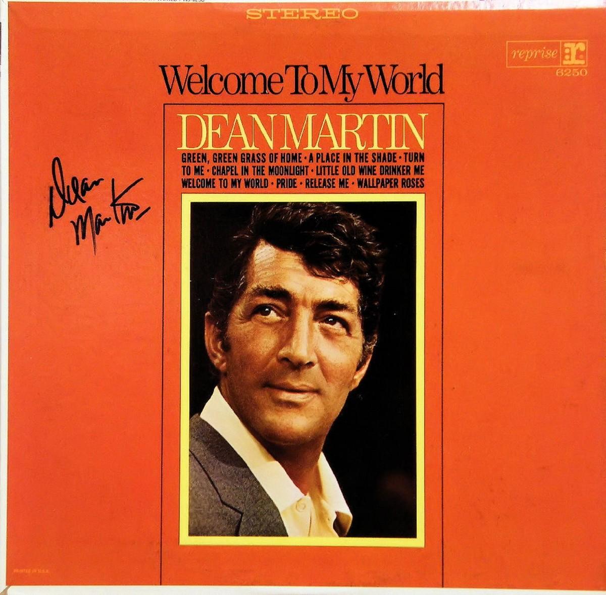 Dean Martin signed album | EstateSales.org