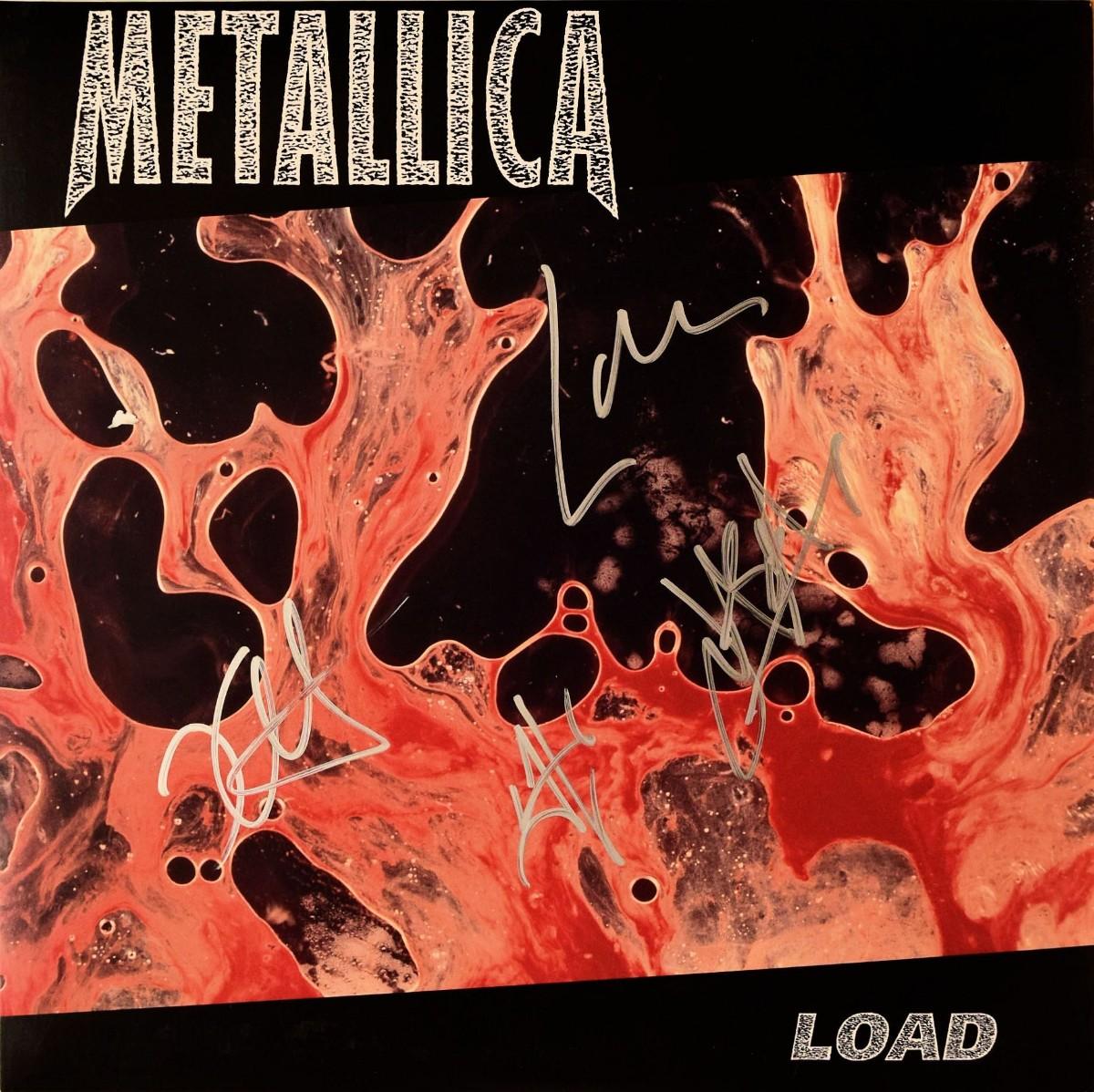 Metallica signed Load album | EstateSales.org