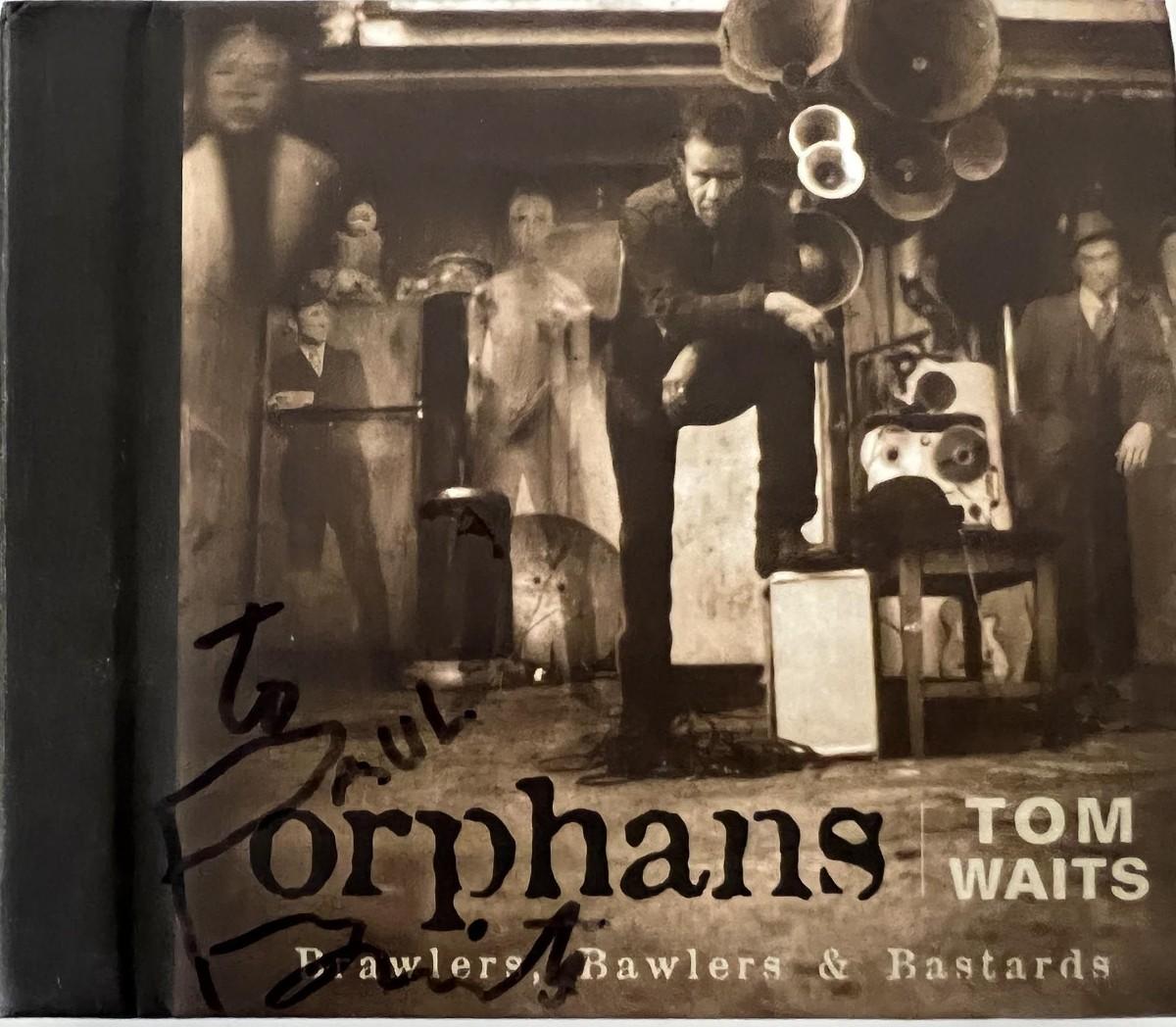 Tom Waits Orphans signed CD | EstateSales.org
