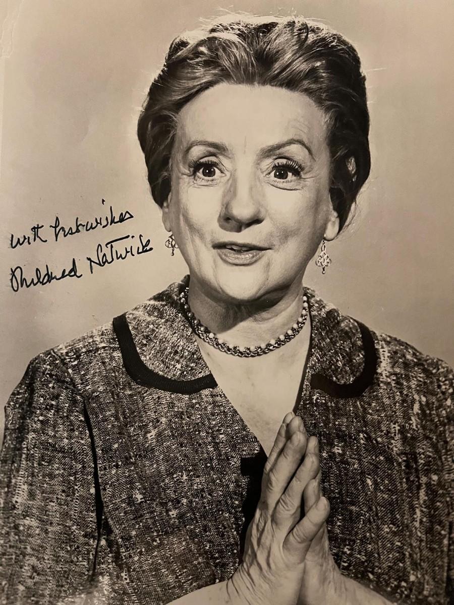 Mildred Natwick signed photo | EstateSales.org