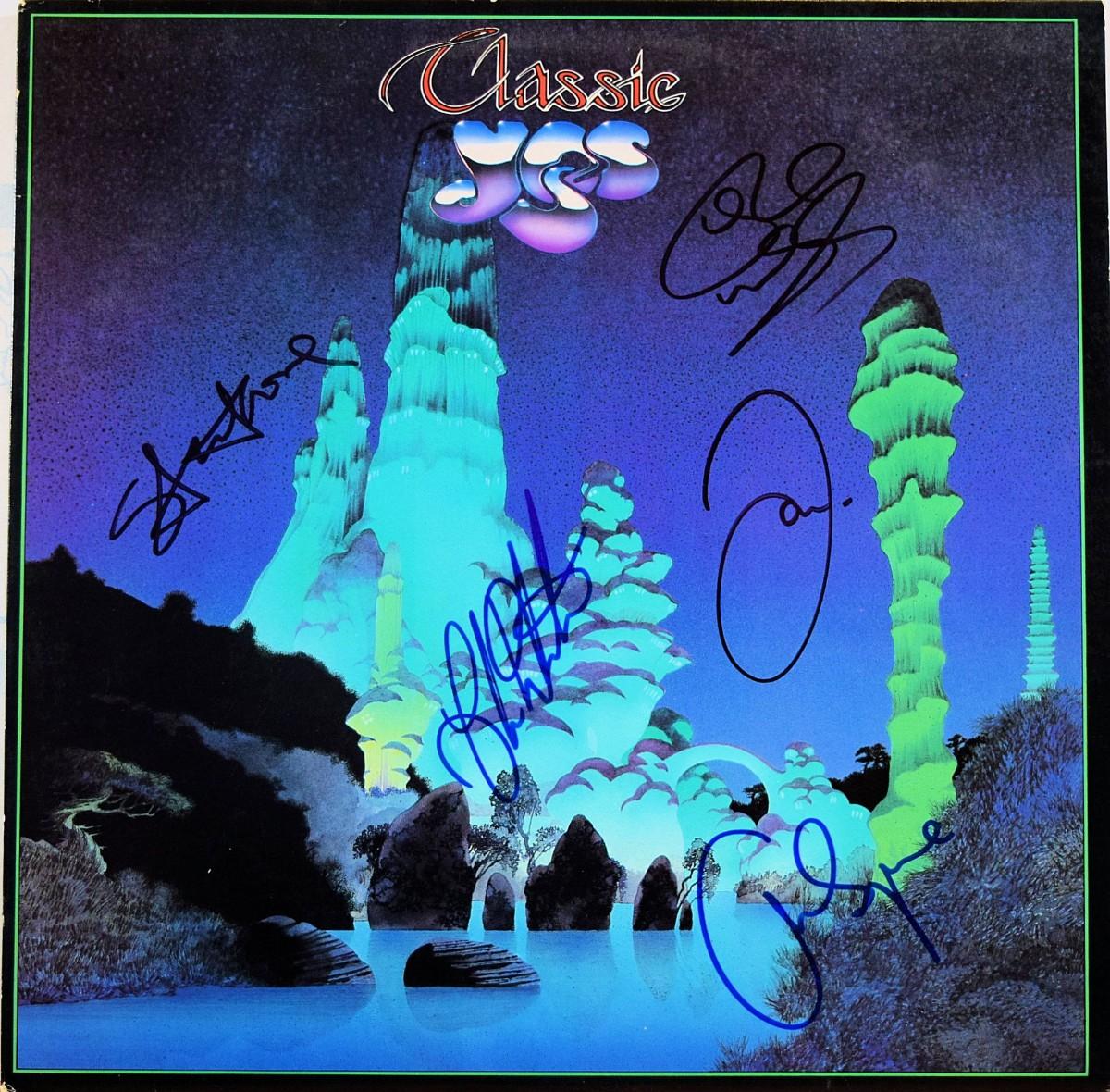 Yes signed Classic Yes album | EstateSales.org
