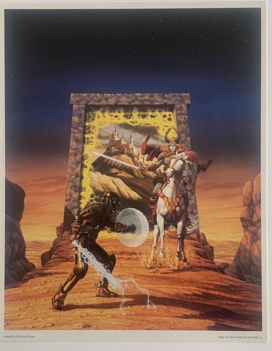 Larry Elmore signed Valley of Steel portfolio | EstateSales.org