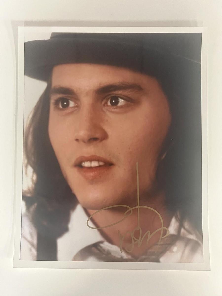 Johnny Depp signed photo | EstateSales.org