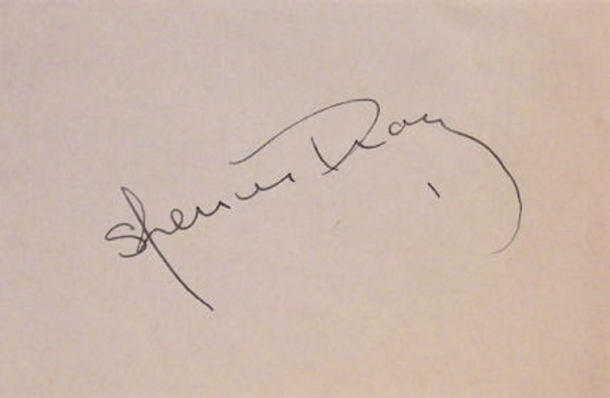 Spencer Tracy signature slip | EstateSales.org