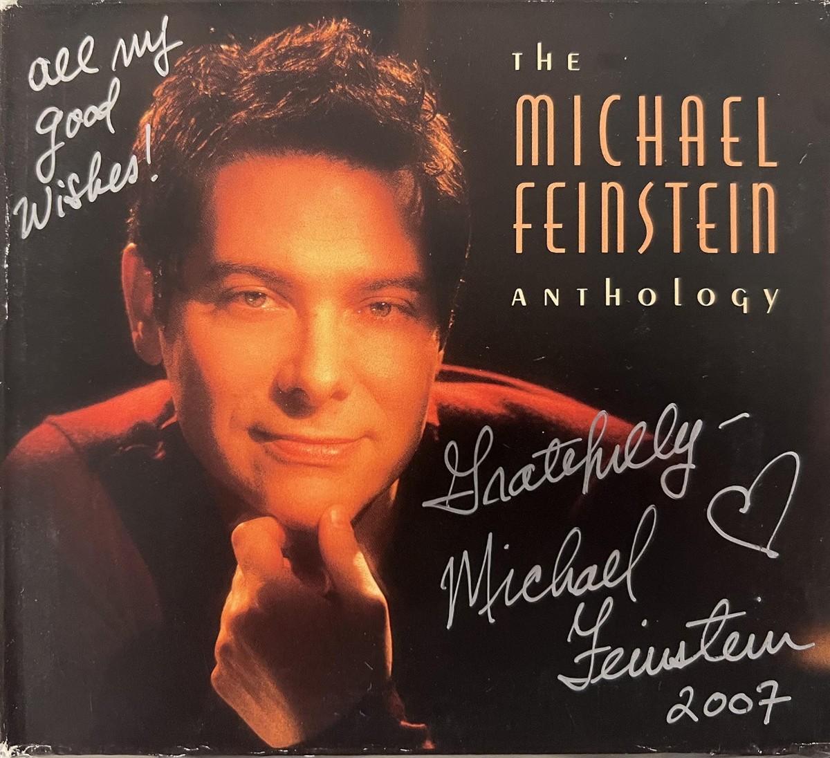 Michael Feinstein Anthology signed cd | EstateSales.org