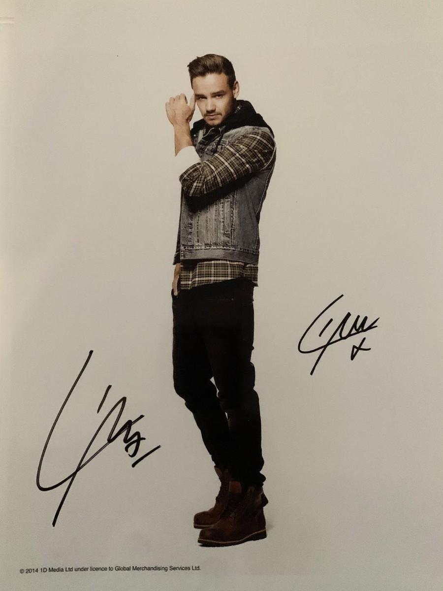 One Direction Liam Payne signed photo | EstateSales.org