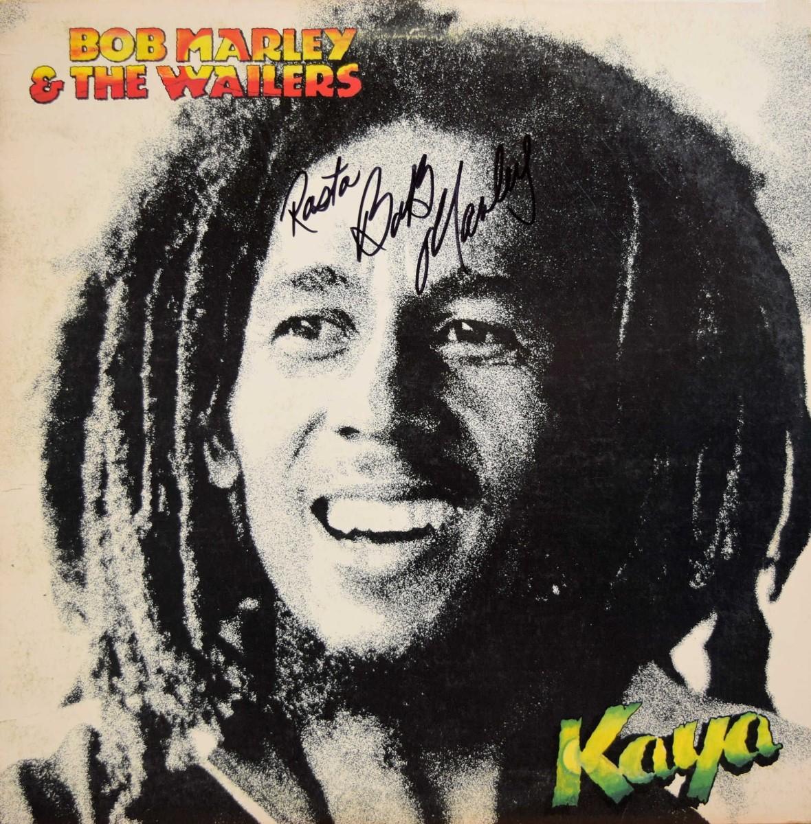 Bob Marley And The Wailers Signed Kaya Album