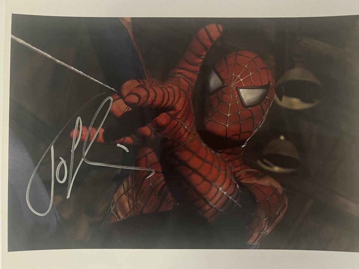 Spider-Man Toby Maguire signed movie photo | EstateSales.org