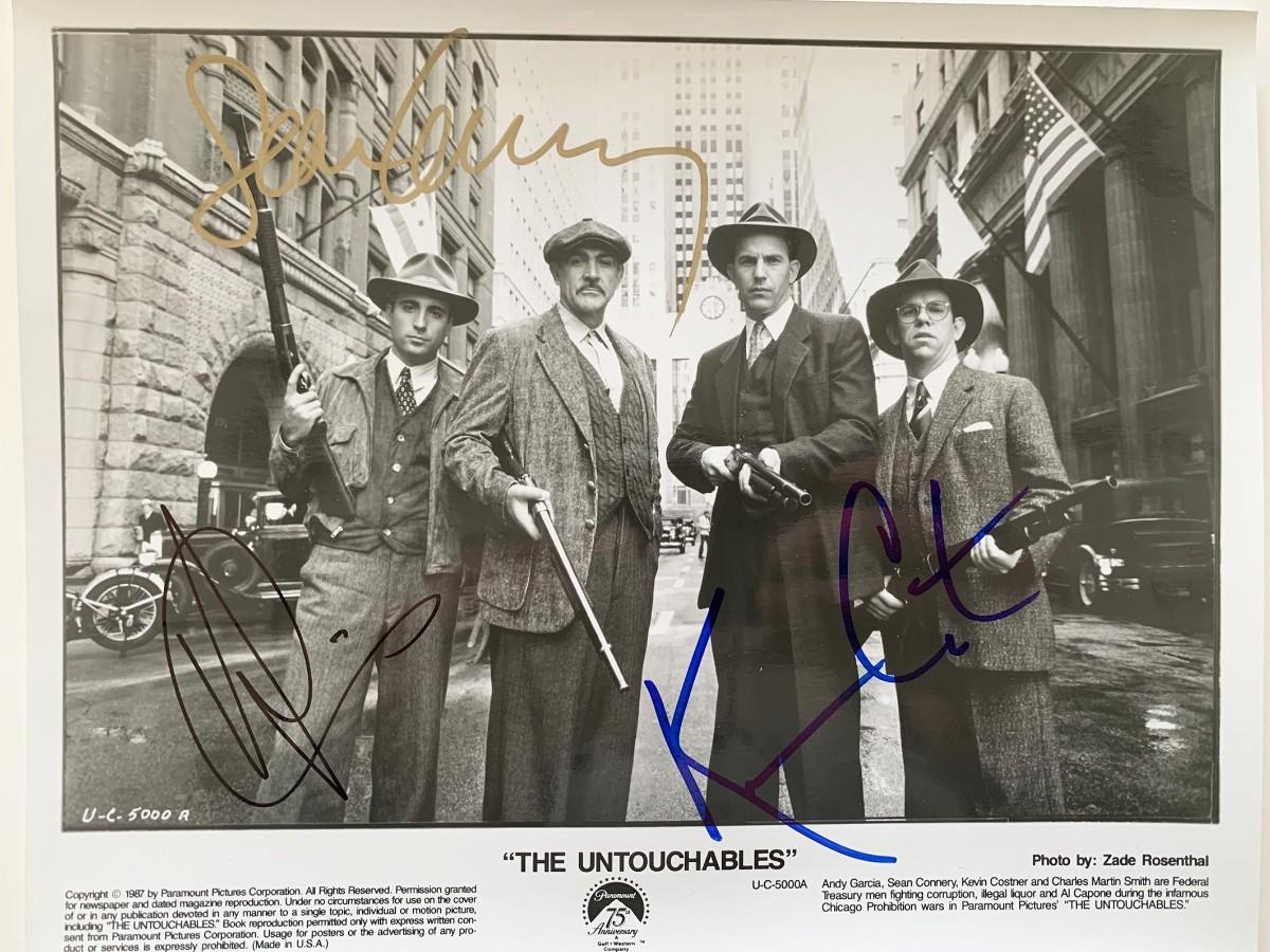 The Untouchables cast signed original 1987 vintage movie photo ...