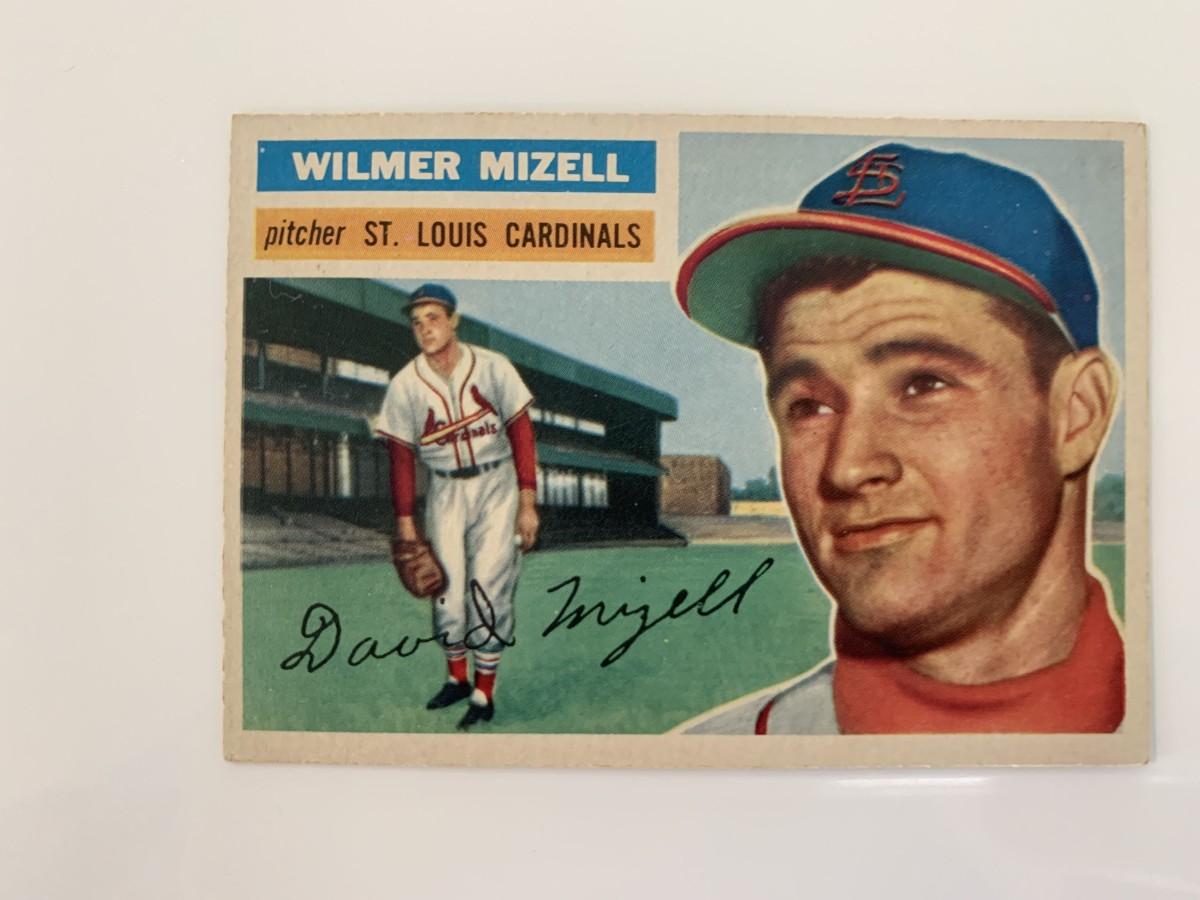 Topps Wilmer Mizell baseball card unsigned | EstateSales.org