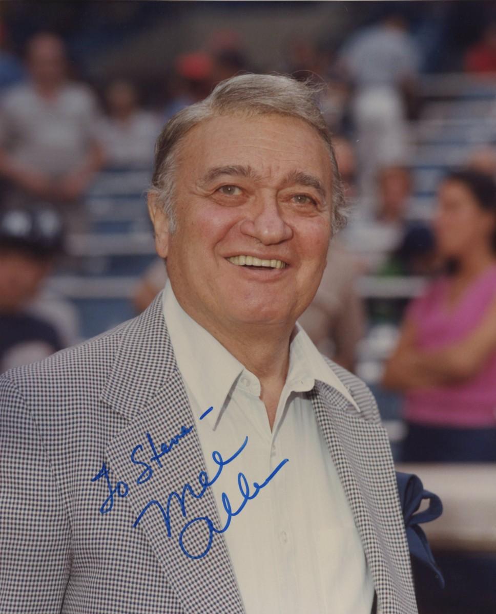 Mel Allen NY Yankees HOF signed photo | EstateSales.org