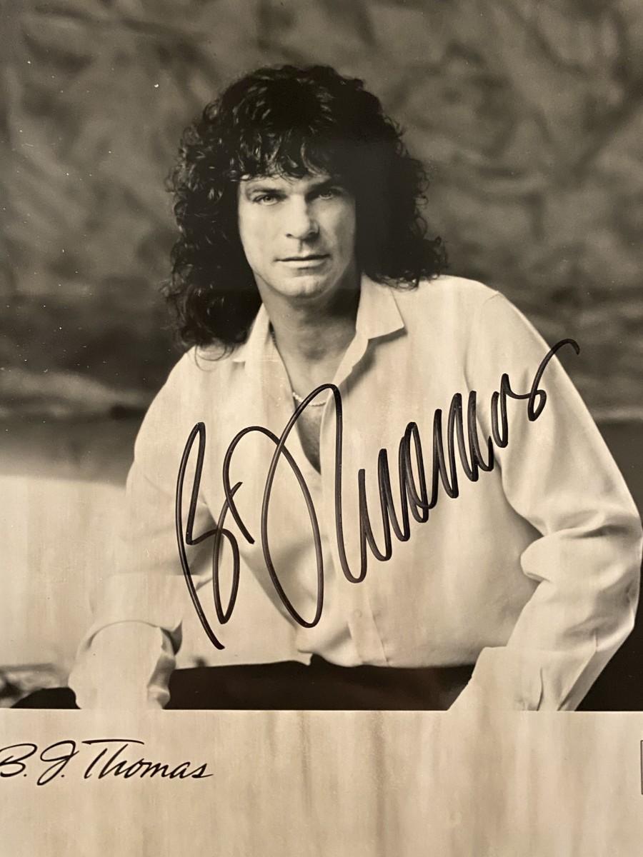 B. J. Thomas signed photo | EstateSales.org