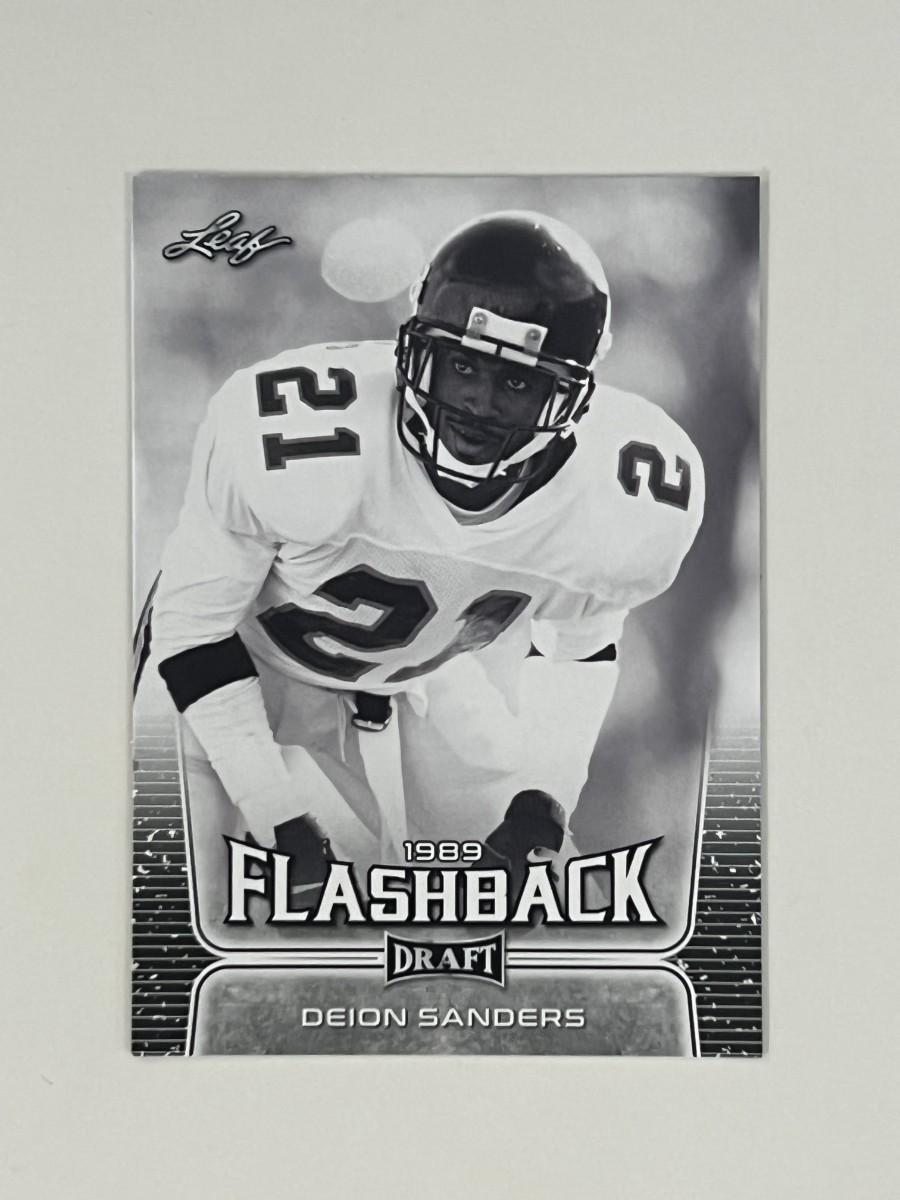 Atlanta Falcons Deion Sanders 2020 Leaf Flashback #95 trading card ...