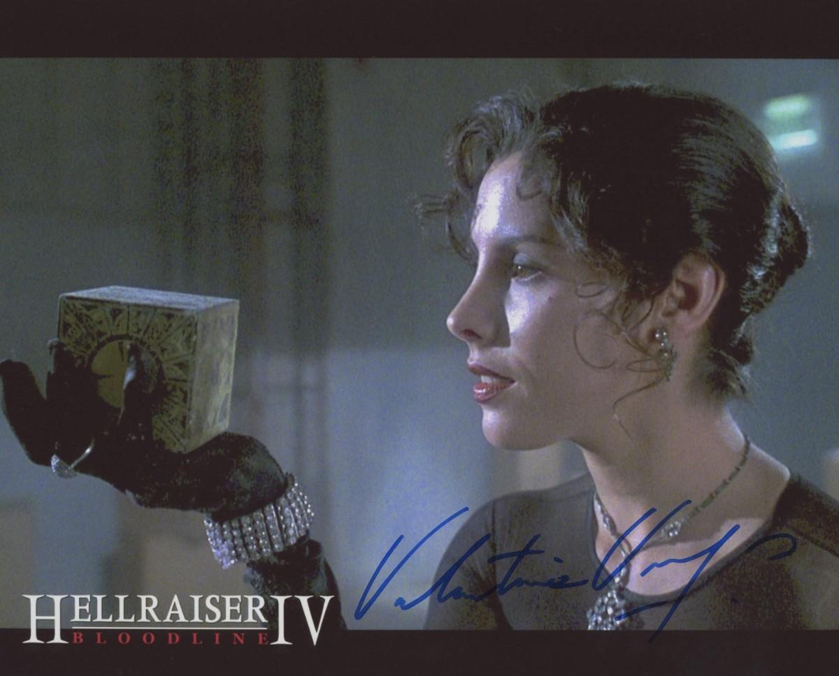 Hellraiser IV Valentina Vargas signed movie photo | EstateSales.org