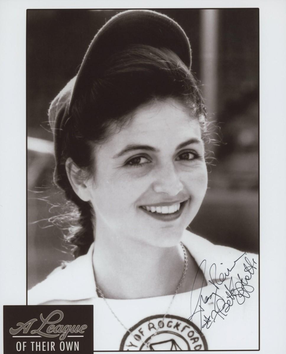 A League of Their Own Tracy Reiner signed movie photo | EstateSales.org