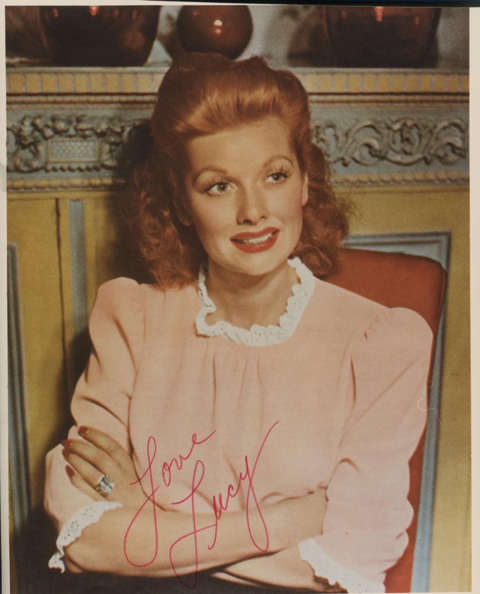 Lucille Ball signed photo. GFA Authenticated | EstateSales.org