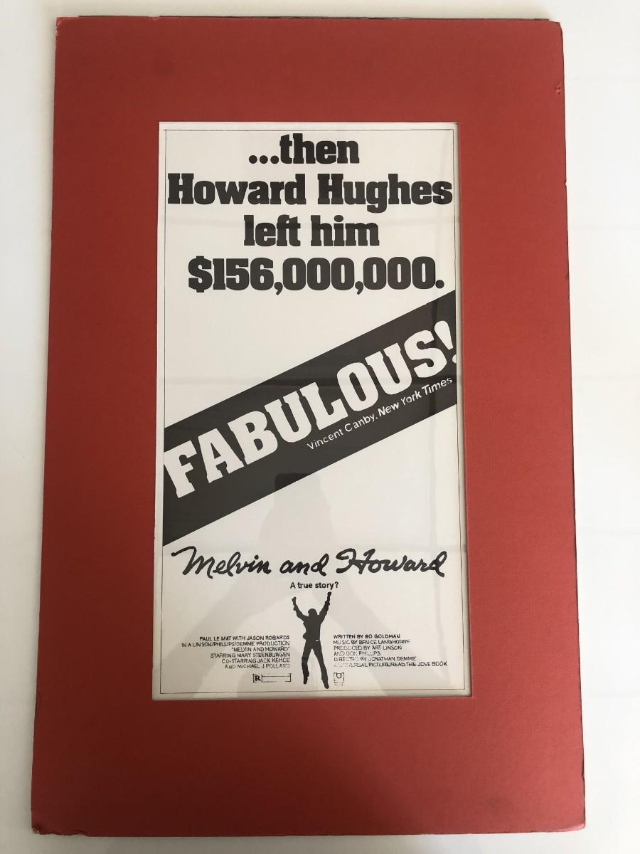 Melvin and Howard Movie Poster | EstateSales.org