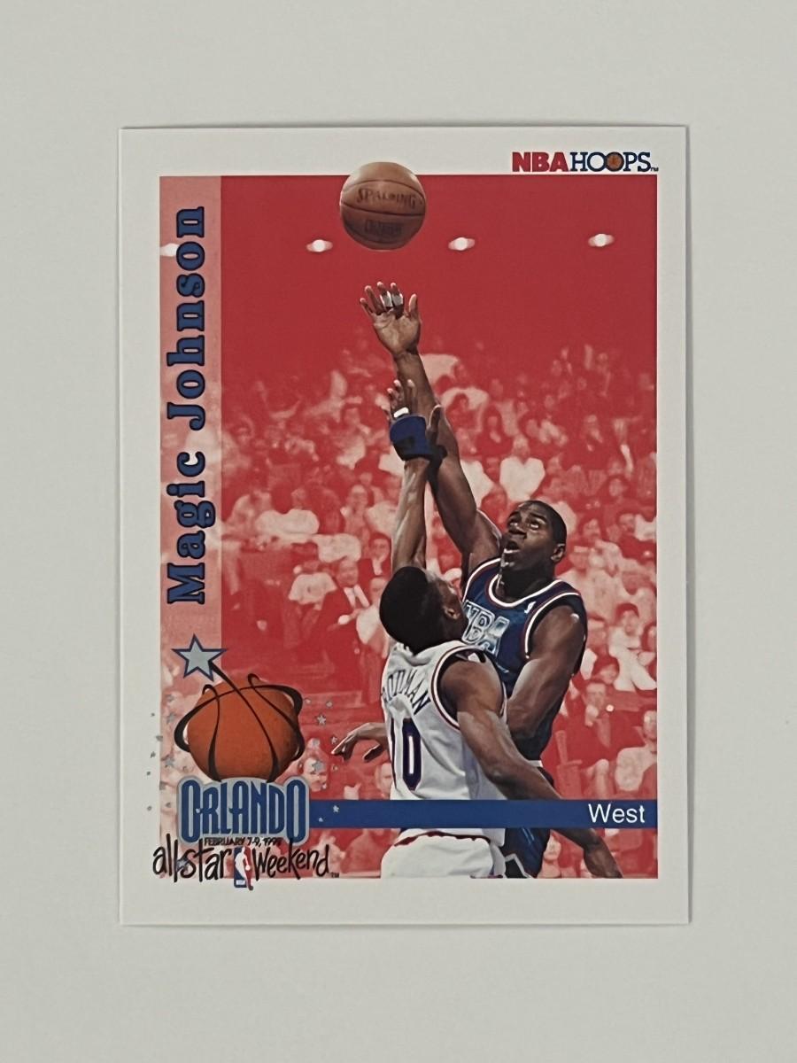 All-Star Magic Johnson 1992 Skybox #309 trading card | EstateSales.org