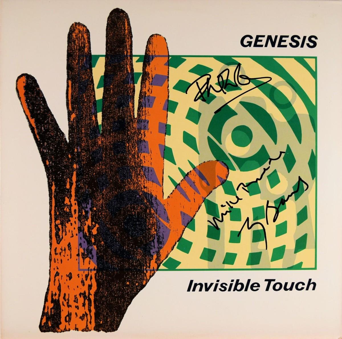 Genesis signed Invisible Touch album | EstateSales.org